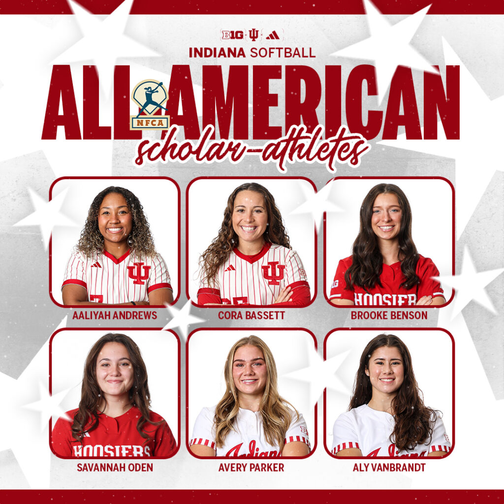 Six Indiana Hoosier Softball Players Named Easton/NFCA All-America ...