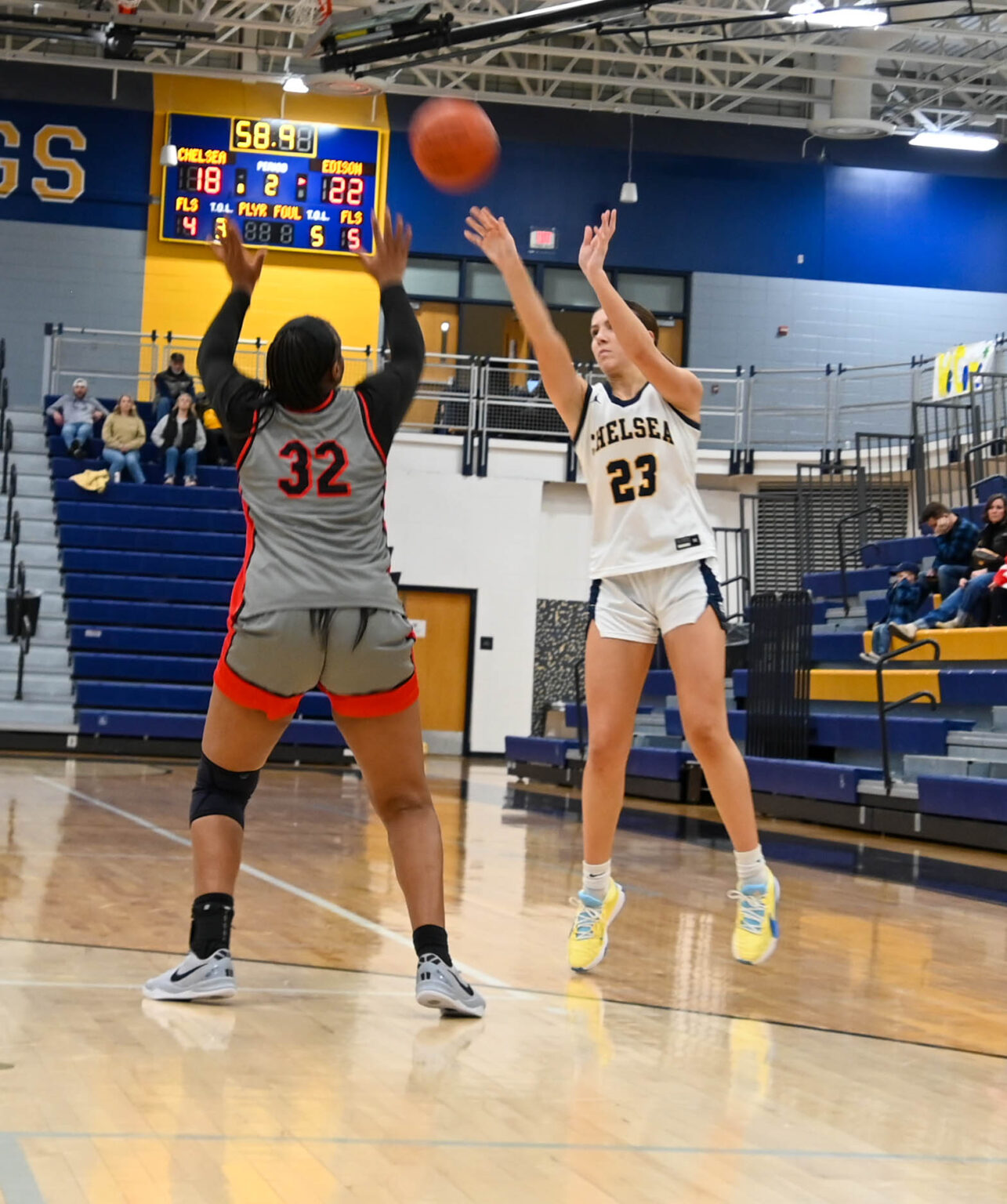 Chelsea Girls Basketball Falls To Detroit Edison 55-40